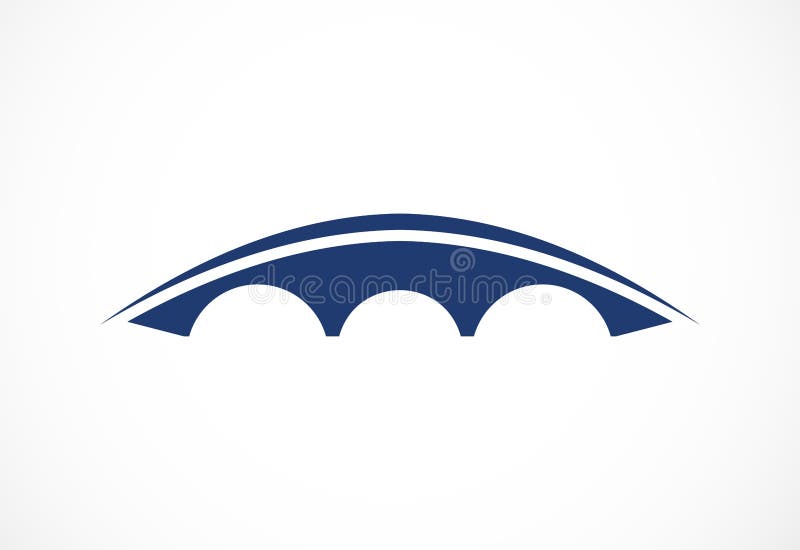 Creative Abstract Bridge Logo Design, Vector Illustration Stock ...