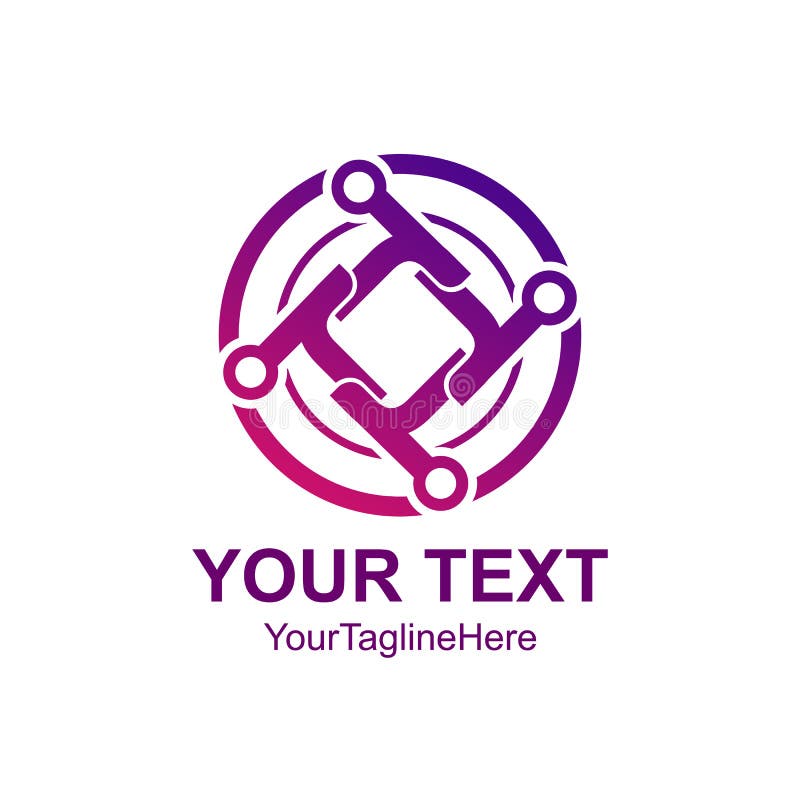 Rotate Circle Cross Logo Concept Design. Symbol Graphic Template ...