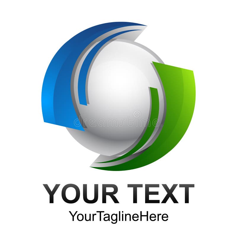 3D Globe Sphere stock vector. Illustration of corporate - 11002587