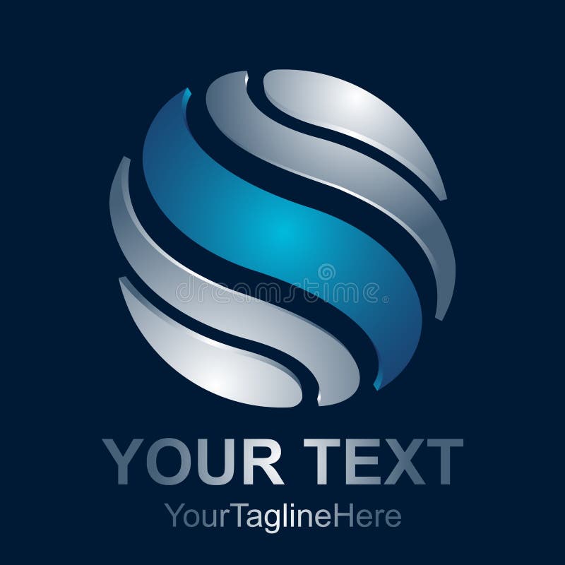 Creative Abstract 3d Sphere Vector Logo Design Template Element. Stock ...