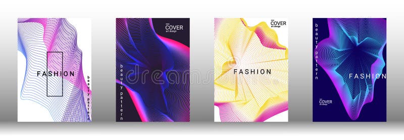 Creative Abstract Design with Smooth Gradient Waves and Fluid Lines ...