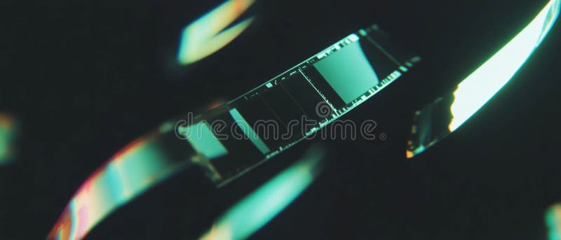 Creative Abstract Film Textures with Artistic Design on Black ...