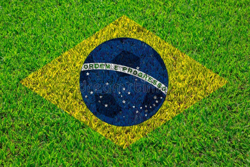 Creative Abstract Flag of Brazil Stock Photo - Image of flag, brazilian ...