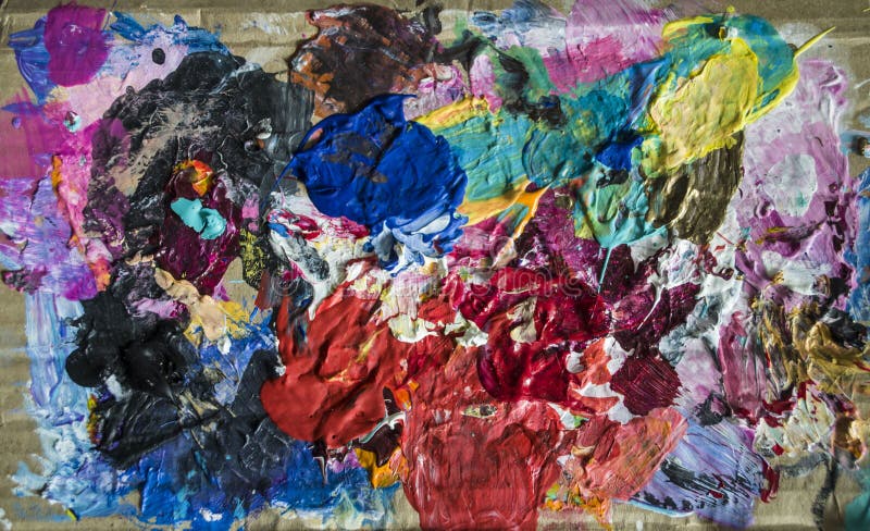 Creative Abstract Hand Painted Background, Wallpaper, Texture Stock ...