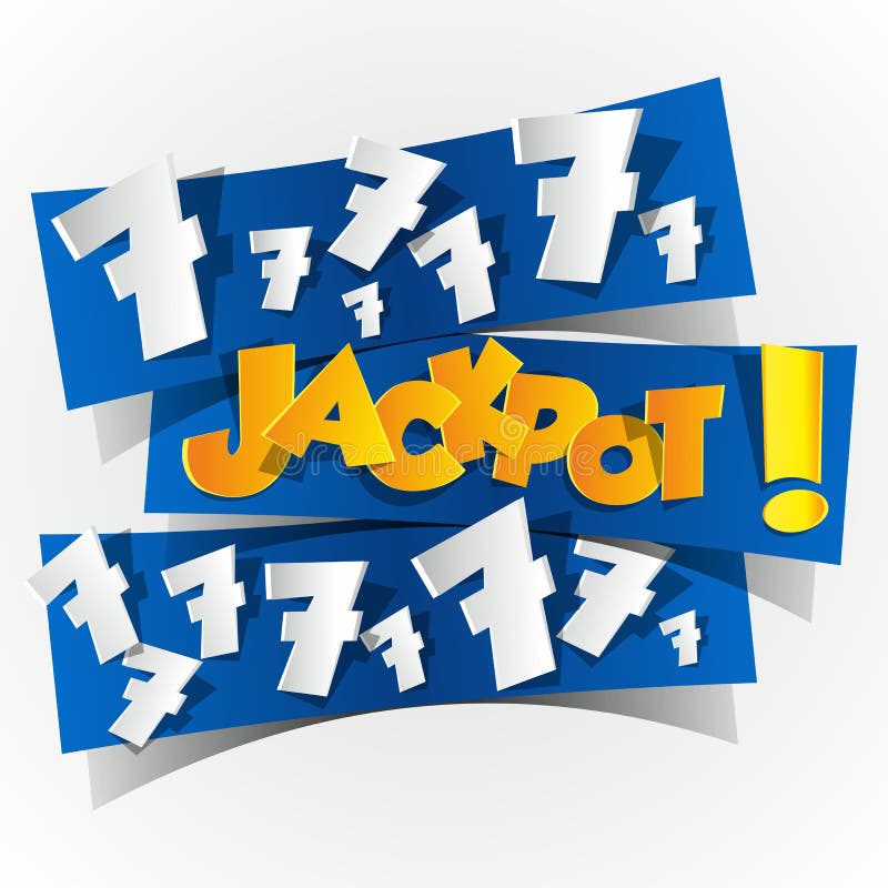 Jackpot Message Slot Machine Stock Vector - Illustration of vector ...