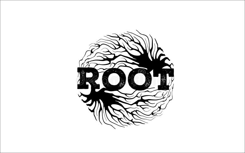 Creative Abstract Life Root on White Background Vector Logo Design ...