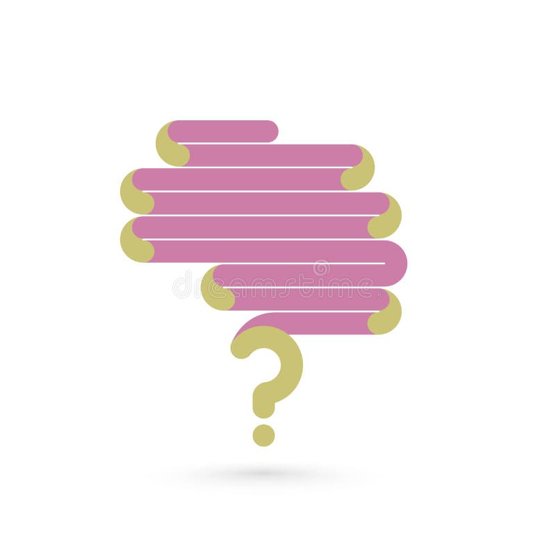 Creative Abstract Line Concept of the Human Brain Stock Vector ...