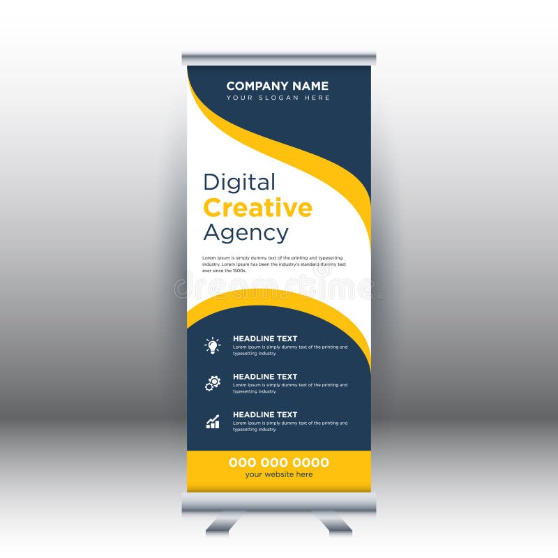 Clean Abstract Colorful Business Banner Template Stock Illustrations ...