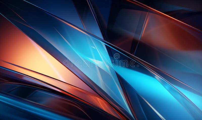 Creative Abstract Modern Glass Background with Bold Shapes and Elements ...