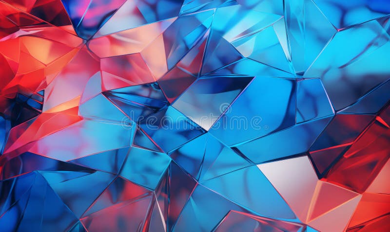 Creative Abstract Modern Glass Background with Bold Shapes and Elements ...