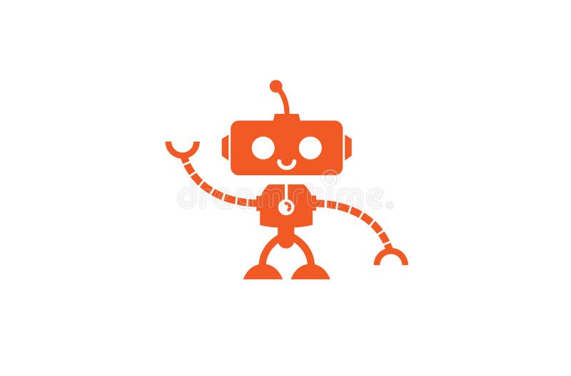 Creative Abstract Red Robot Logo Stock Vector - Illustration of cyborg ...