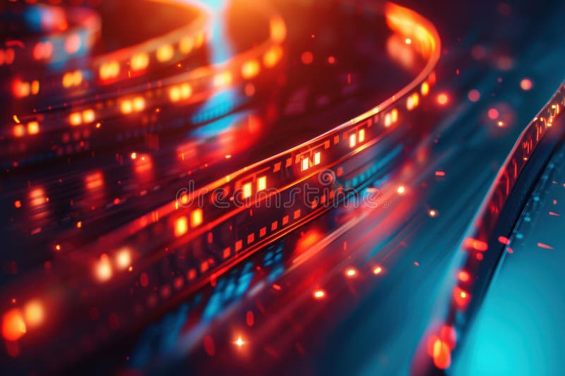 Creative Abstract Representation of Movie Production Equipment in ...