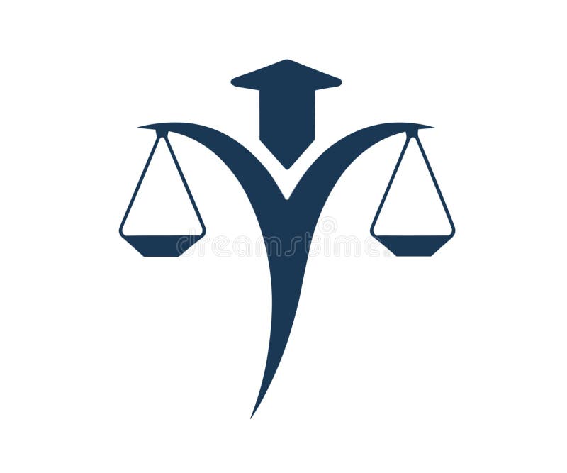 Creative Abstract Scales Justice Law Logo Design Vector Symbol ...