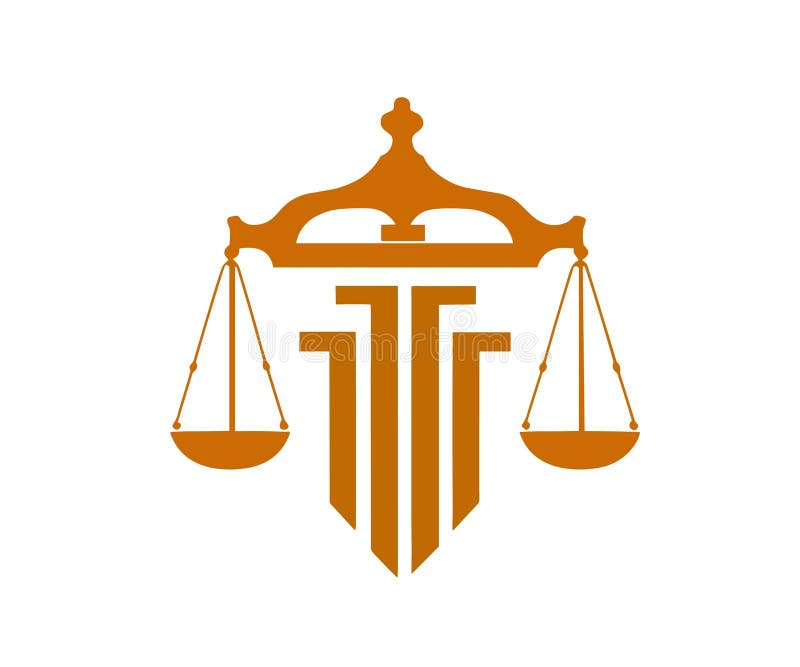 Creative Abstract Scales Justice Law Logo Design Vector Symbol ...
