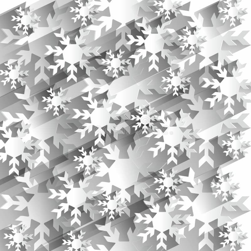 Creative Abstract Snowflakes Background Stock Vector - Illustration of ...