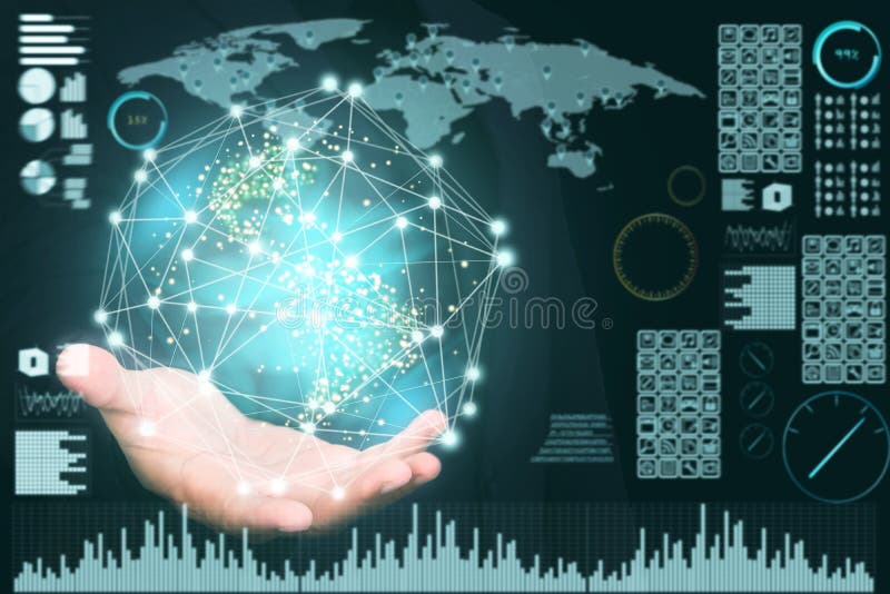 Creative Abstract Technology Background, Innovative, Idea and ...