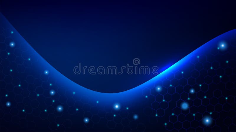 Creative Abstract Technology Background with Polygon Shapes, Lines and ...