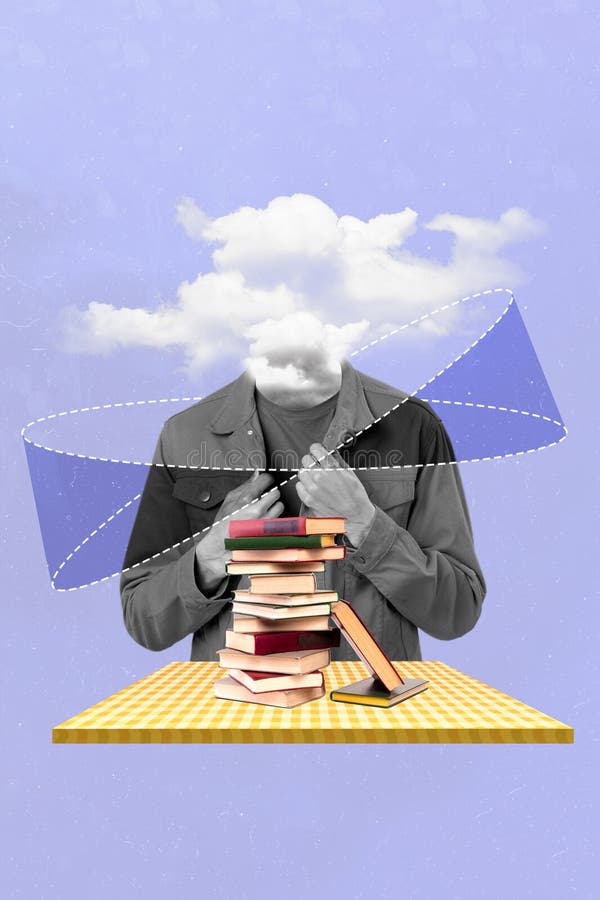 Creative Abstract Template Graphics Collage Image of Incognito Guy ...