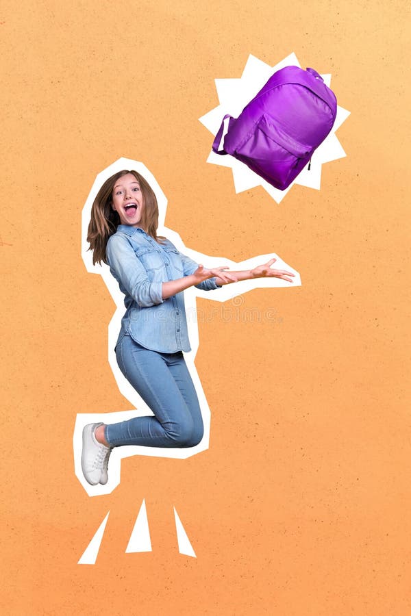 Creative Abstract Template Graphics Image of Small Kid Throwing ...