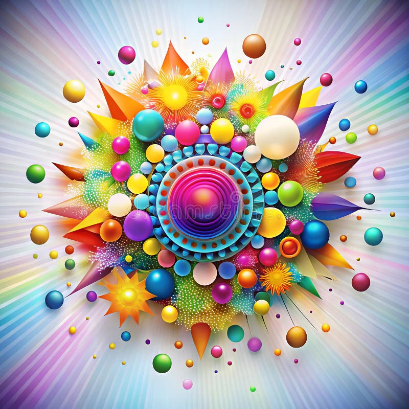 Creative Abstract Wallpaper Stock Illustration - Illustration of trend ...