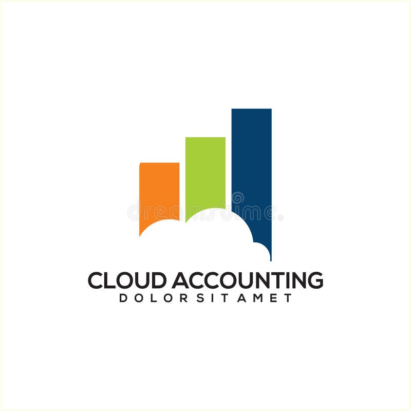 Creative Accounting Concept Logo Design Template Stock Vector ...