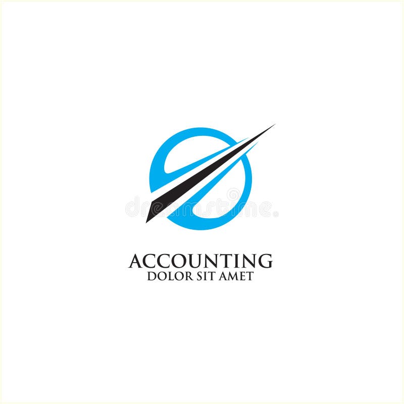 Creative Accounting Concept Logo Design Template Stock Illustration ...