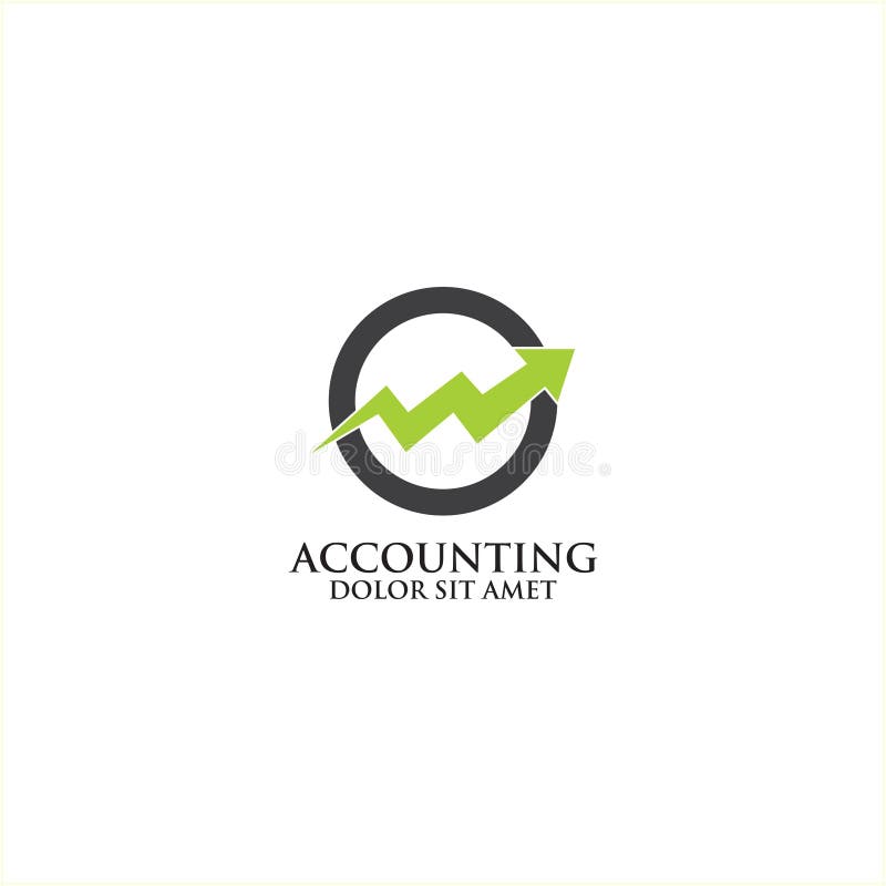 Creative Accounting Concept Logo Design Template Stock Illustration ...