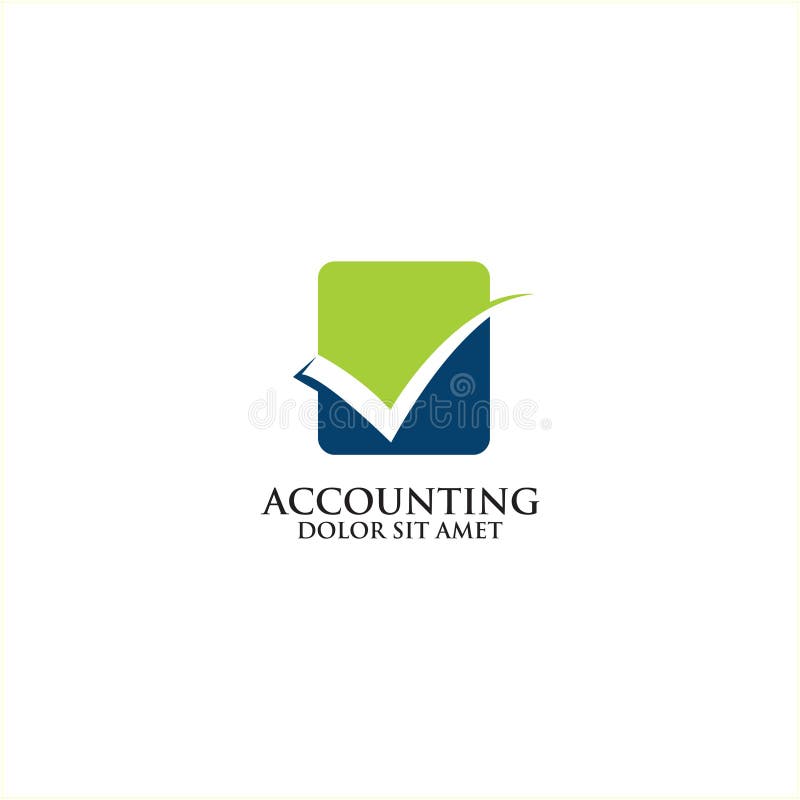Creative Accounting Concept Logo Design Template Stock Illustration ...