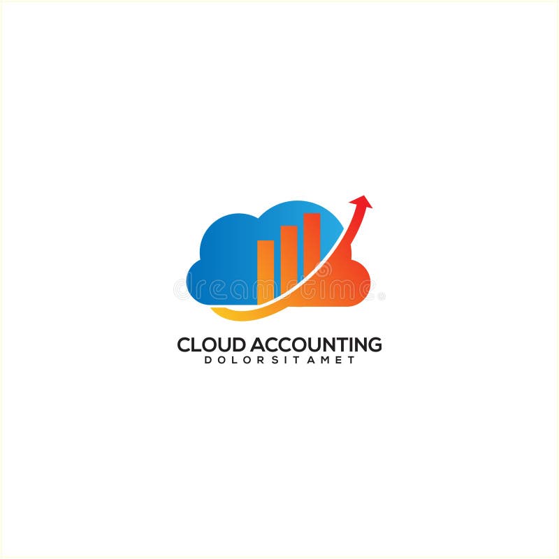 Creative Accounting Concept Logo Design Template Stock Vector ...
