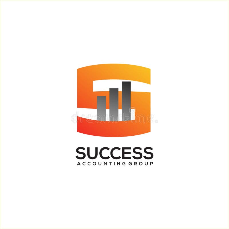 Creative Accounting Concept Logo Design Template Stock Illustration ...