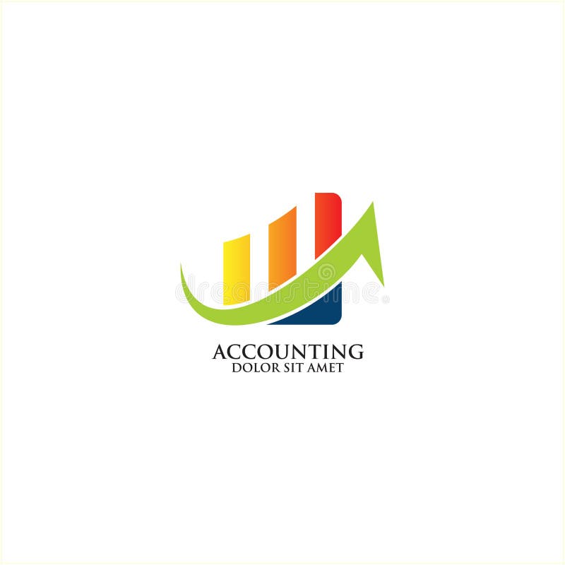 Creative Accounting Concept Logo Design Template Stock Vector ...