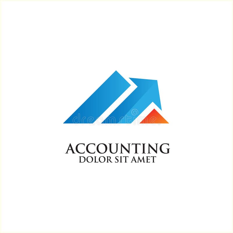 Creative Accounting Concept Logo Design Template Stock Vector ...