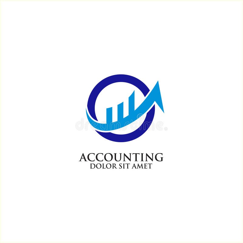 Creative Accounting Concept Logo Design Template Stock Illustration ...
