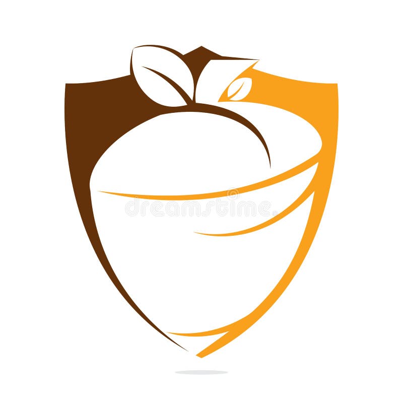 Creative Acorn Concept Logo Design Template. Stock Vector ...