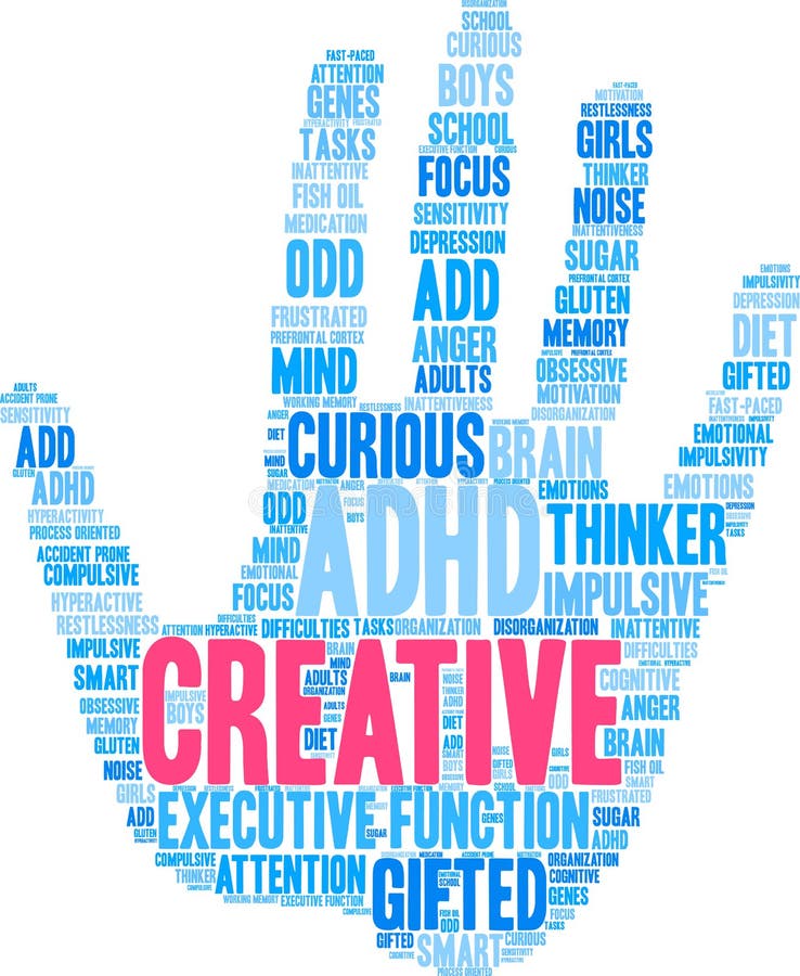 Creative Word Cloud stock illustration. Illustration of creative ...