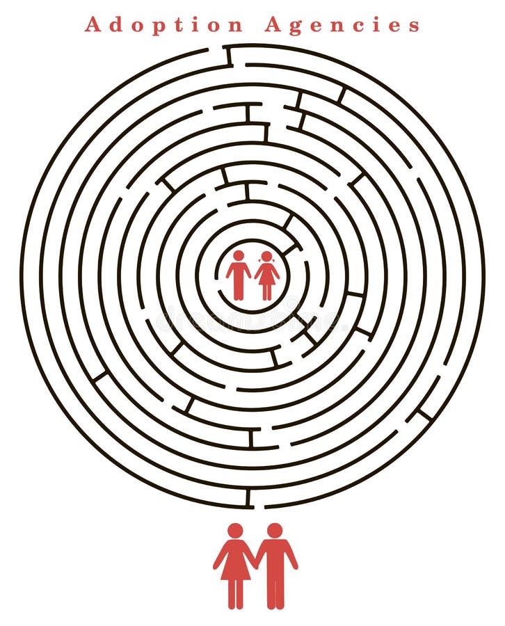 Creative adoption stock vector. Illustration of imagination - 43256704