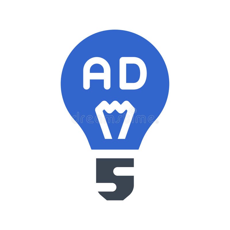 Creative ads icon stock vector. Illustration of advertisement - 272985182