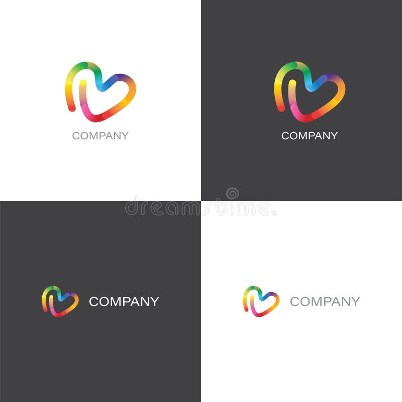 Creative Agency or Design Company Logo Stock Vector - Illustration of ...