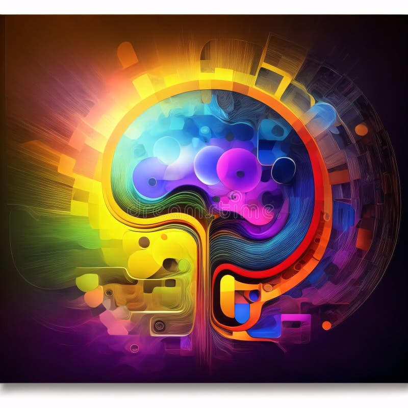 Creative AI Brain. Artificial Intelligence Development Concept. Banner ...