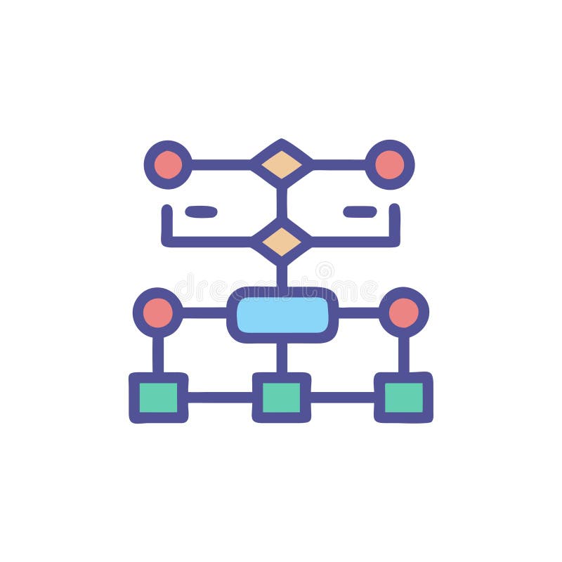 Creative Algorithm Graphic Icon Stock Illustration - Illustration of strategy, solution: 357516334