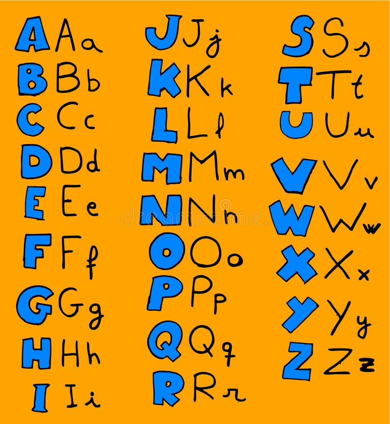 Creative alphabet stock vector. Illustration of design - 257467990