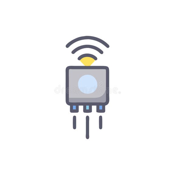 Creative Ambient Light Sensor Design Icon Stock Illustration ...