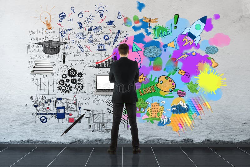 Creative and Analytical Thinking Concept Stock Image - Image of logic ...