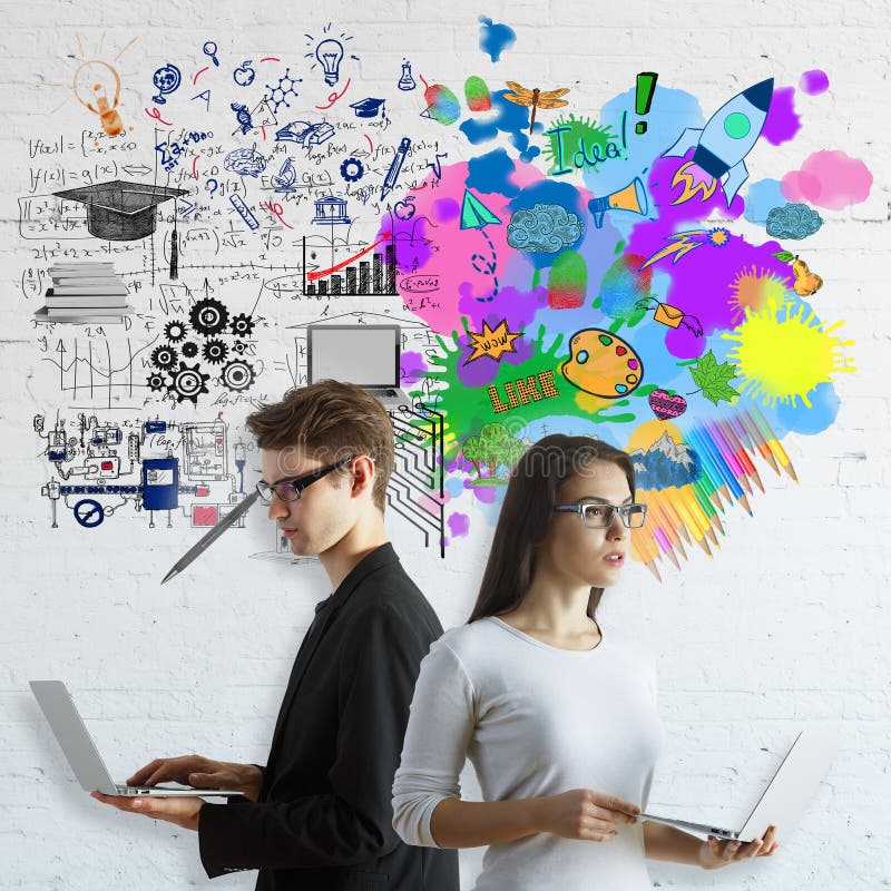 Creative and Analytical Thinking Concept Stock Photo - Image of ...