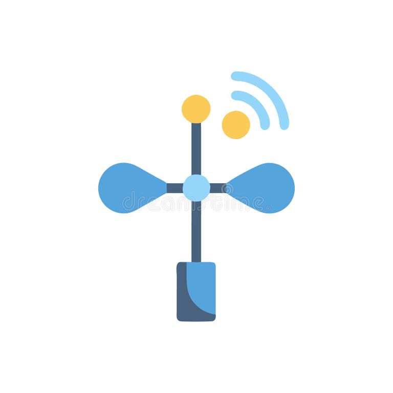 Creative Anemometer Design Icon Stock Photo - Illustration of symbol ...