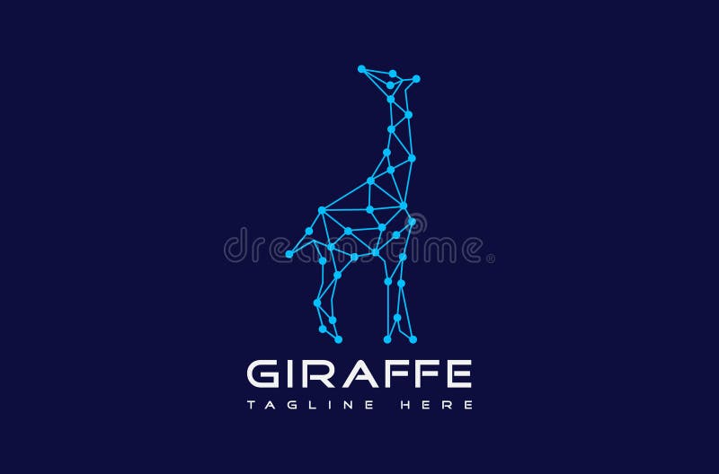 Creative Animal Technology Giraffe Tech Logo Design Vector Icon ...