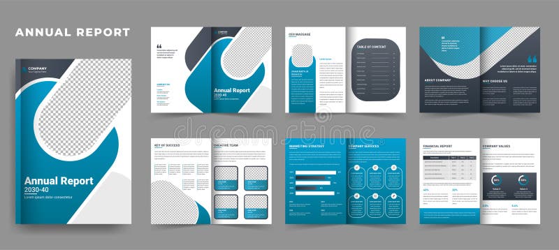 Creative Annual Report Layout and Multipurpose Company Profile ...