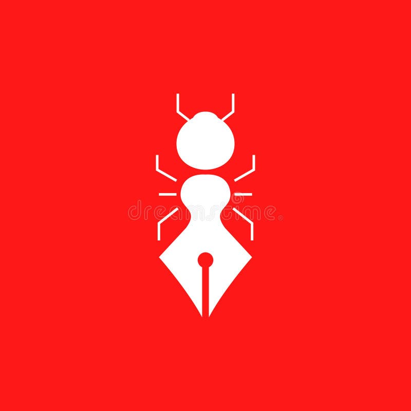 Creative Ant Teamwork Logo Design Flat Vector Stock Vector ...