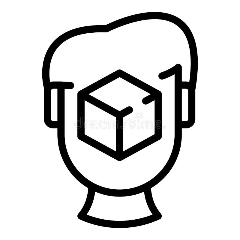 Creative Ar Icon, Outline Style Stock Vector - Illustration of minimal ...