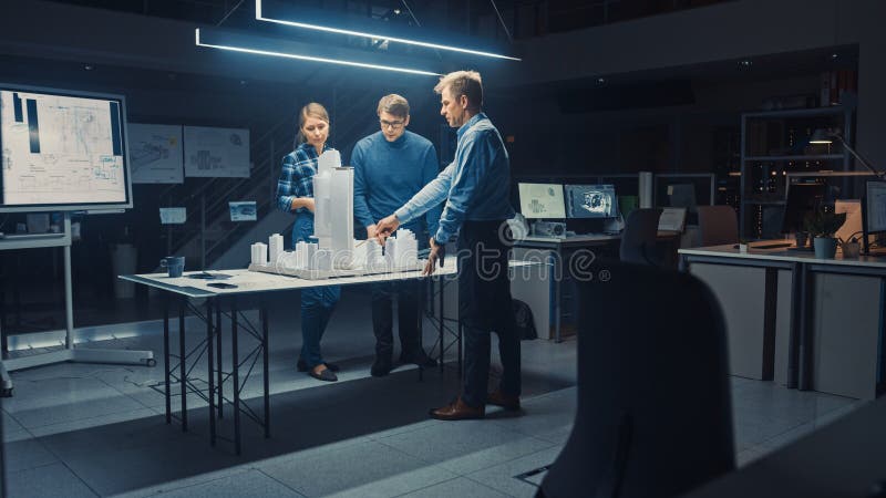 In the Creative Architectural Agency Two Professional Designers Talk ...